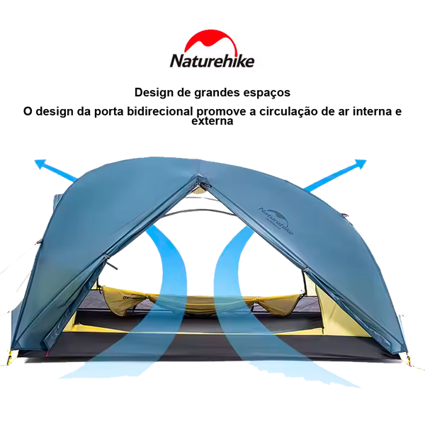 Naturehike Ultraligera 15D Carpa Star River 2 Personas 4 Estaciones Si - BIOWEB Brasil