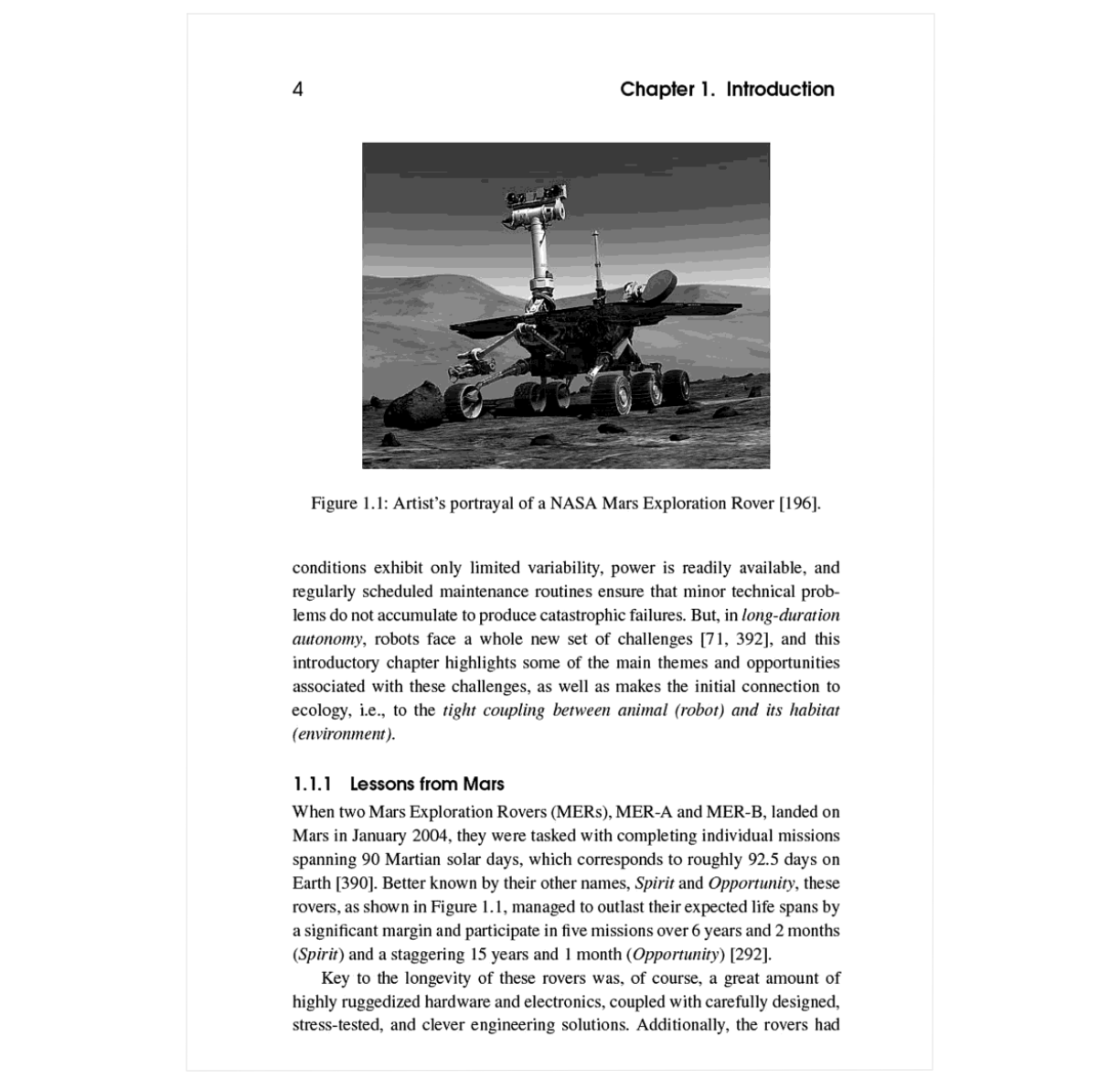 Robot Ecology Constraint Based Design For Long Duration Autonomy